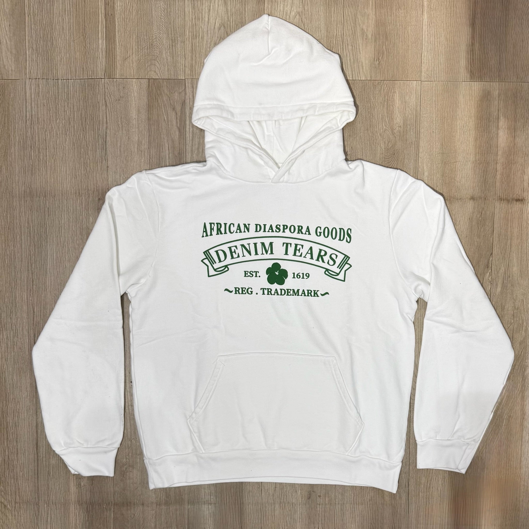 Denim Tears ADG Hoodie Print - White & Green – Pulse Peru
